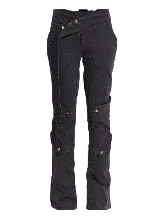 Blumarine Logo Jeans - Black