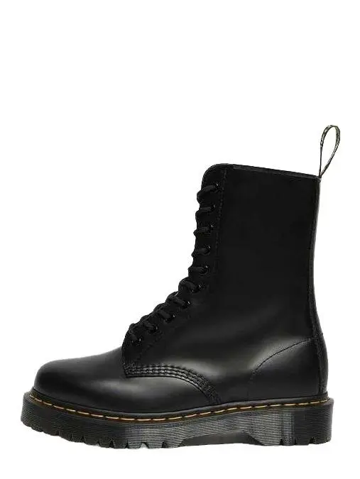 Dr. Martens 1490 Bex Smooth Leather Mid Calf Boots - Black