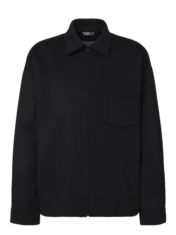 Balenciaga Wool Overshirt - Black
