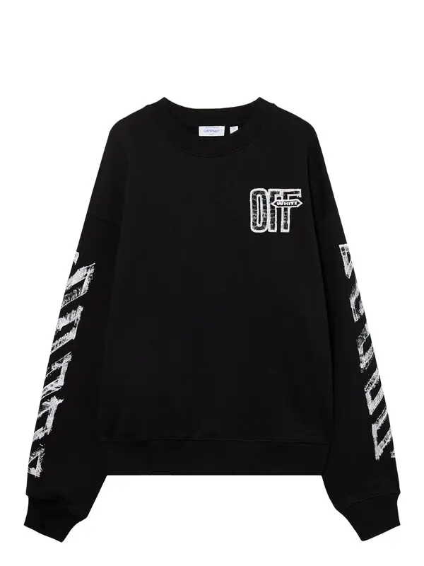 Off-White Motion Arrow Crewneck - Black