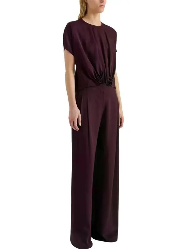 Proenza Schouler White Label Aria Pleated Trousers - Purple
