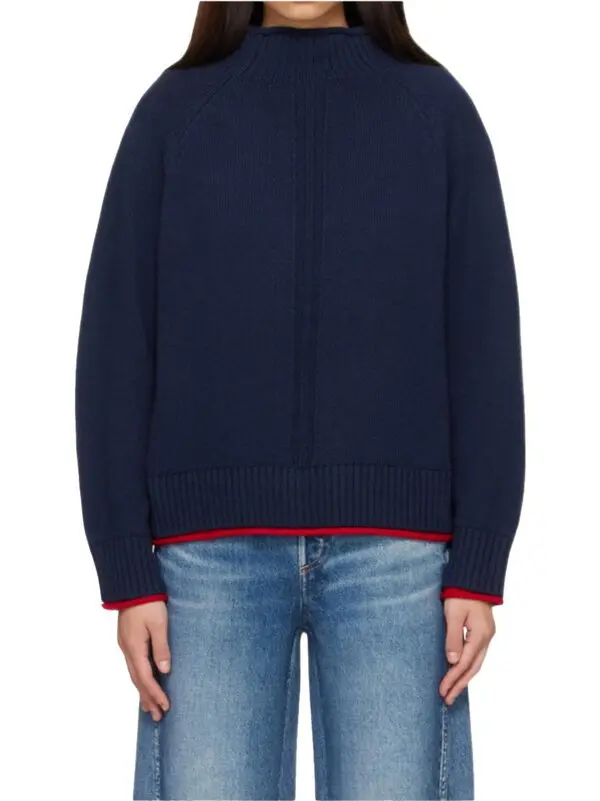 Rag & Bone Long-sleeved Sweater - Navy
