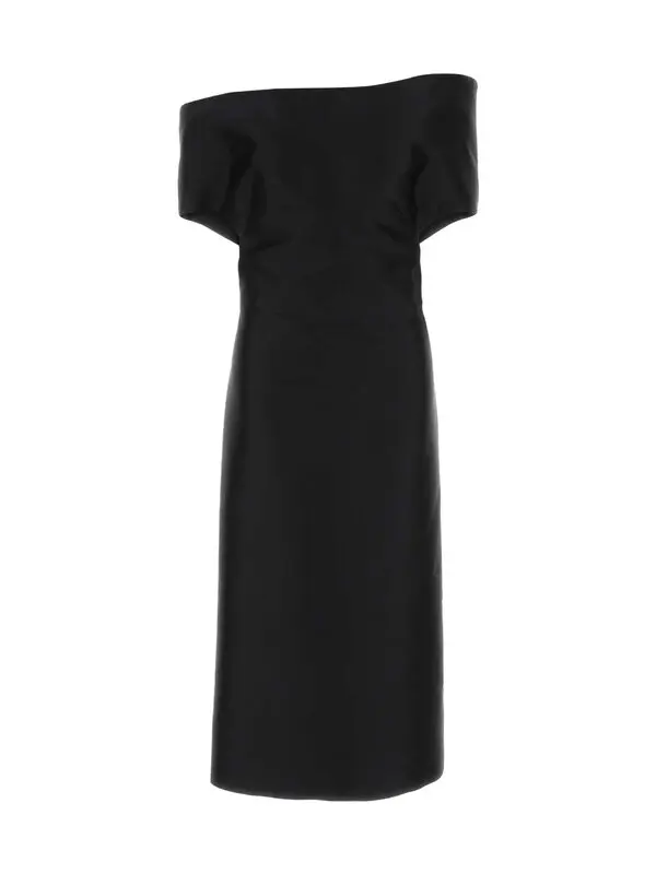 JIL SANDER Taffeta Dress - Black