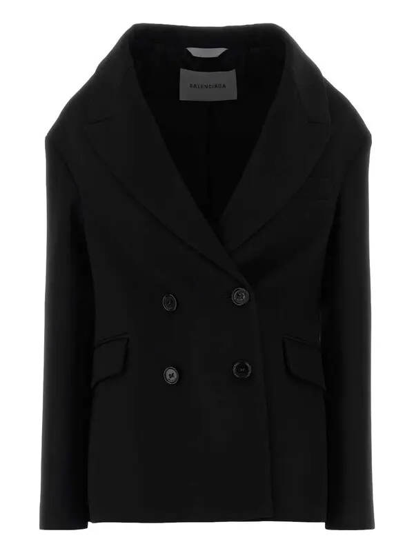 Balenciaga Wool Blazer - Black
