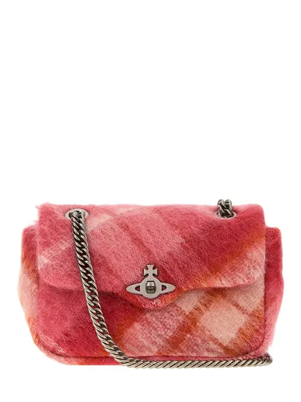 VIVIENNE WESTWOOD Embroidered Fabric Anita Shoulder Bag - Multicolor