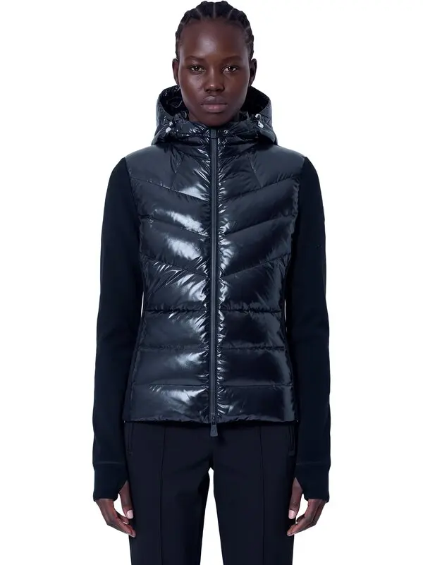 Moncler Hooded Quilted Down Vest - Black