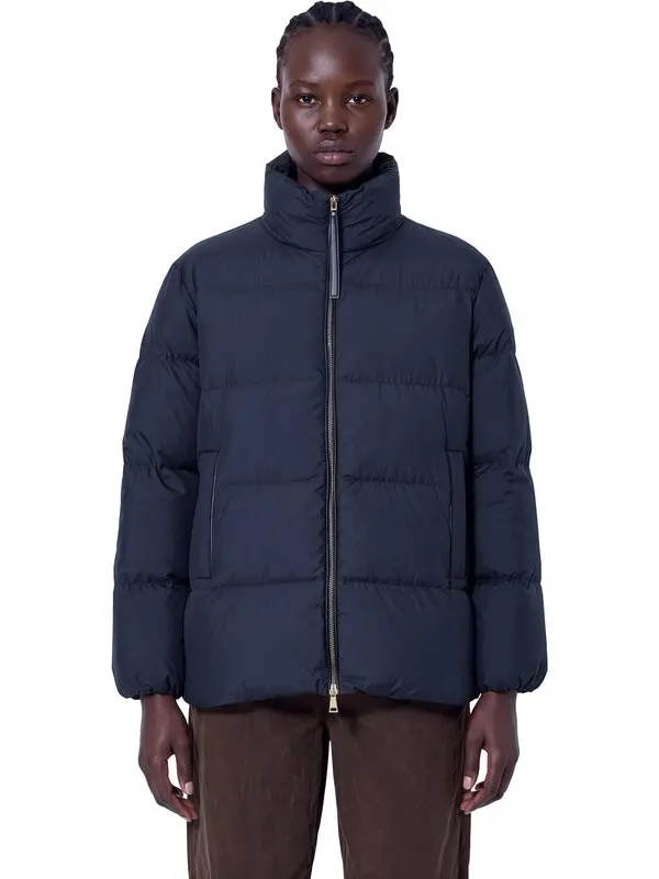 Moncler Vivantesse Short Down Jacket - Blue