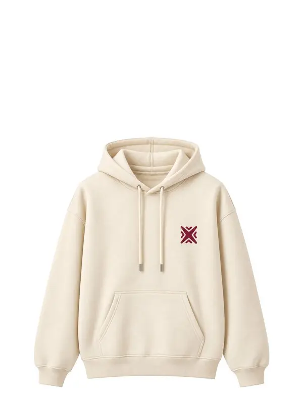 NABA CLOTHING Neutrals Naba Diaspora Cream Hoodie - White