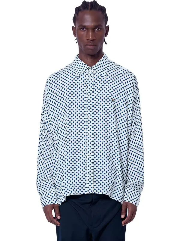 VIVIENNE WESTWOOD Batwing Relaxed Shirt - Blue