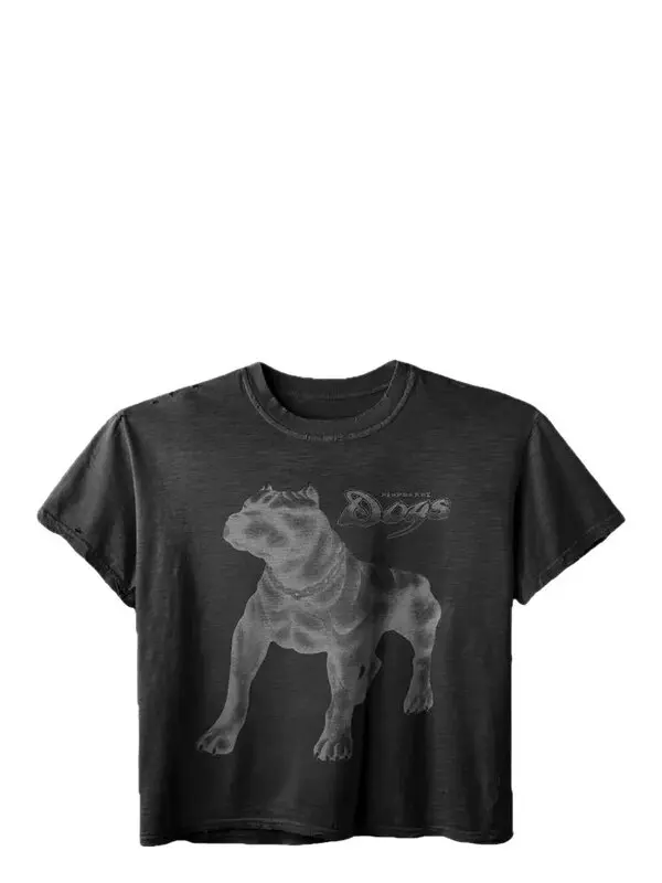 GV GALLERY Doghouse Graphic-print T-shirt - Black