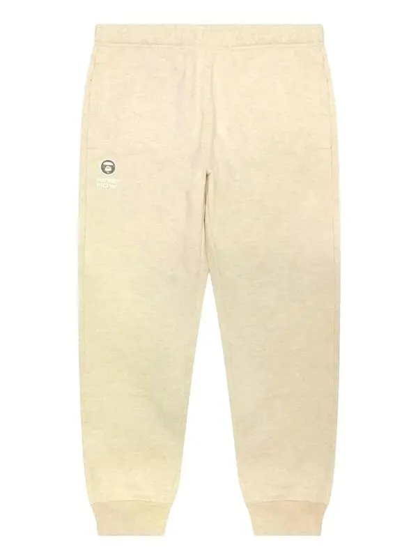 AAPE BY *A BATHING APE Moonface Logo-print Track Pants - Neutrals