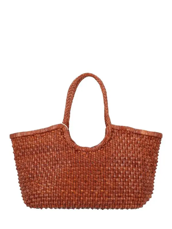 Dragon Diffusion Textured Leather Shoulder Bag - Buff