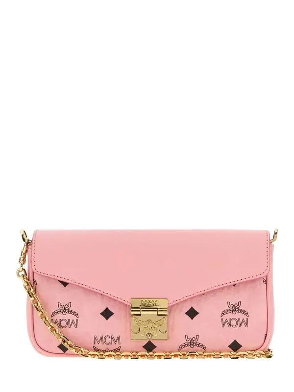 Mcm Traci V Mini Canvas Shoulder Bag - Printed