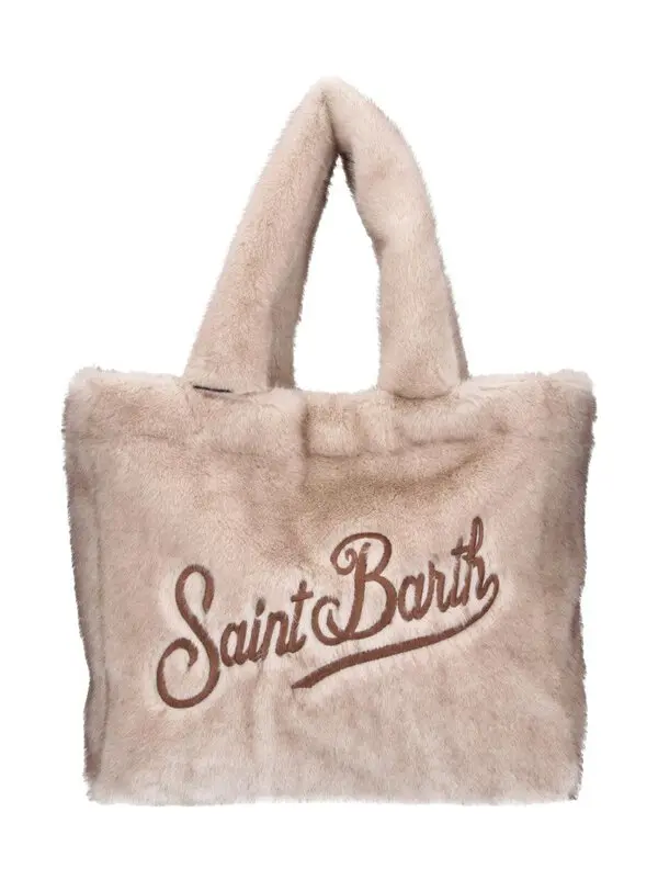 MC2 SAINT BARTH Faux Fur Tote Bag - Multicolor