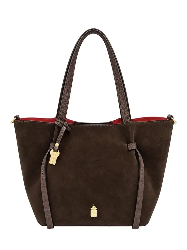 FRANCHETTI BOND Simona Italian Suede Rich Chocolate - Brown