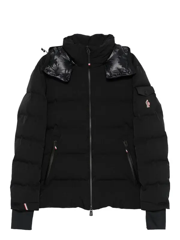 Moncler Grenoble: Giacca Da Sci Isolante Montgetech Con Cappuccio - Black