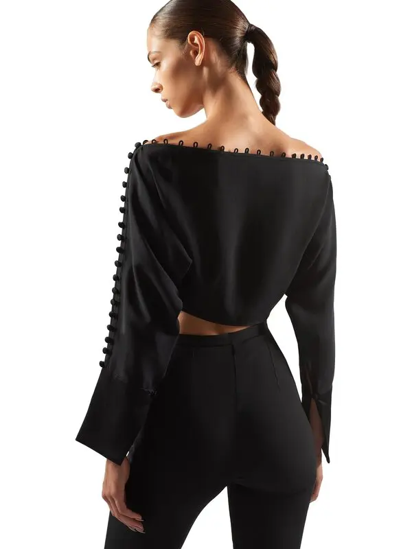 TALLER MARMO Mila Blouse - Black