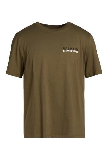 Balmain T-shirt Size Cotton - Green