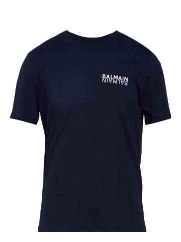 Balmain T-shirt Size Cotton - Navy