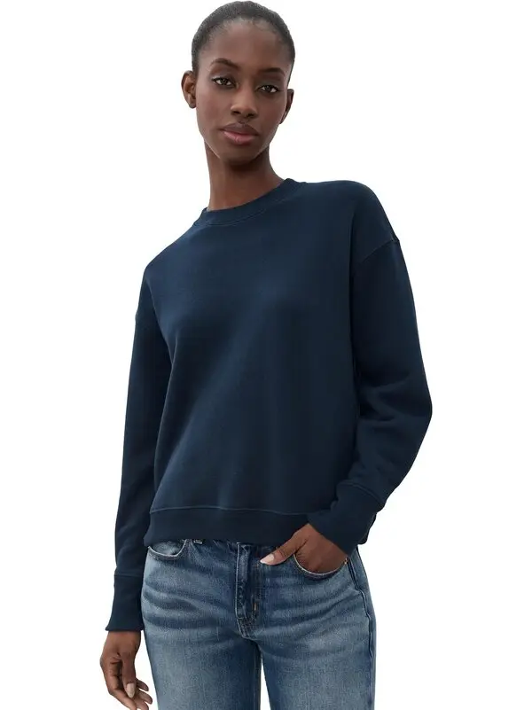 JAMIE HALLER The Baggy Crew Sweatshirt - Navy