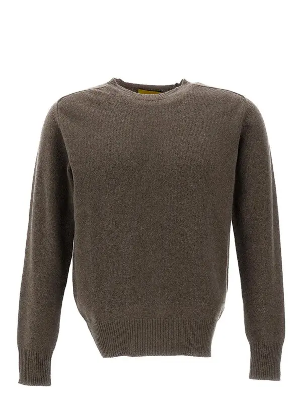 CUSTOMER LOVERS Maglione Girocollo In Cashmere - Grigio