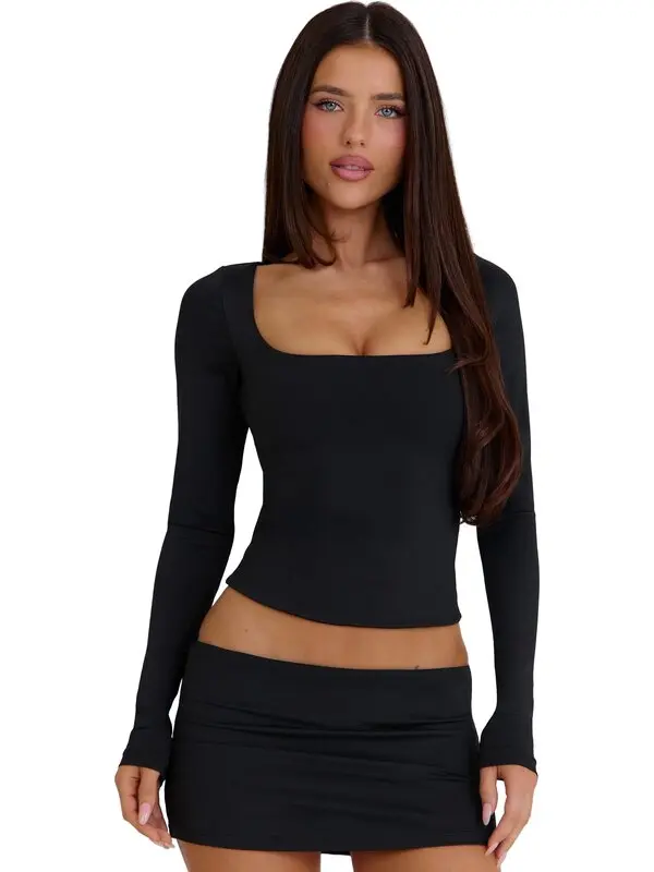 OUTCAST Base Mini Skirt - Black