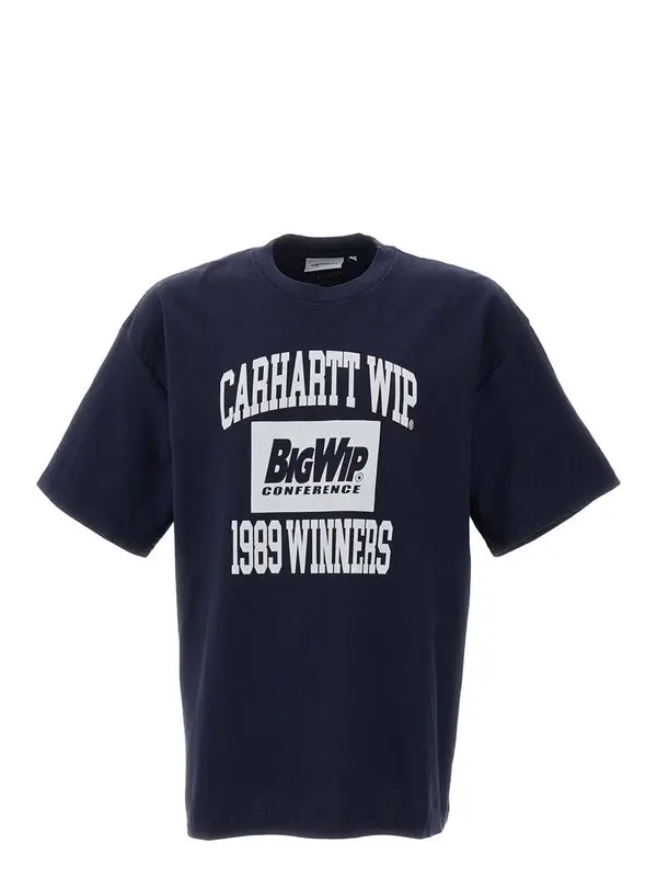 Carhartt Work In Progress Maglietta Con Stampa 1989 Winners - Blu