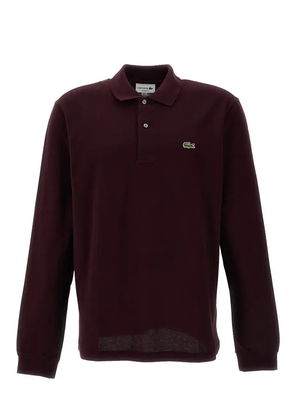 Lacoste Best Polo Manica Lunga - Rosso