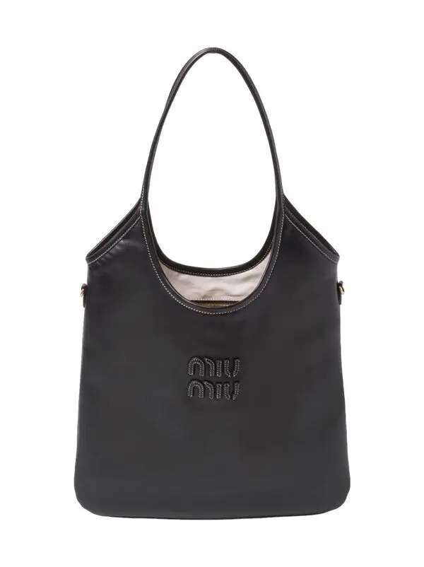 Miu Miu Ivy Leather Bag - Black