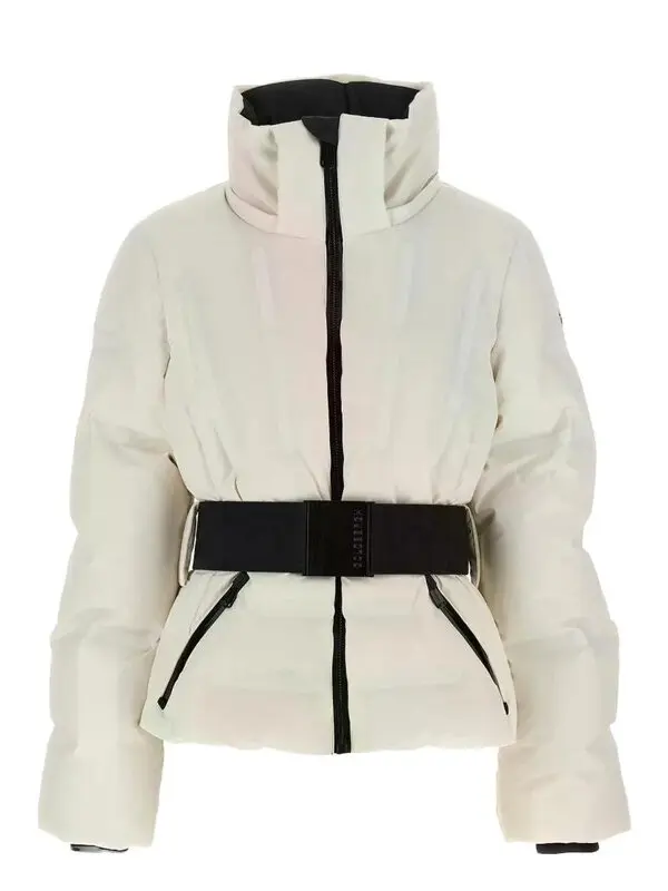 Goldbergh Umi Embossed Belted Ski Jacket - White
