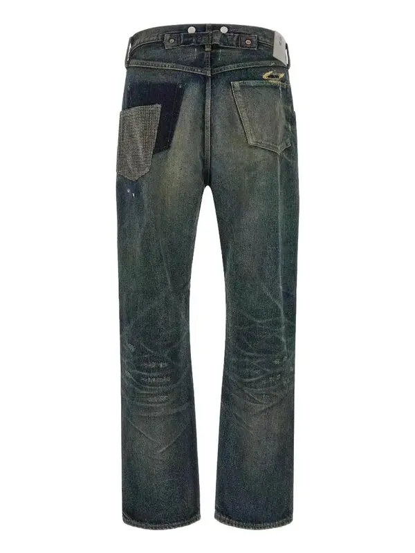 Junya Watanabe New Manual Custom Patchwork Jeans - Blue