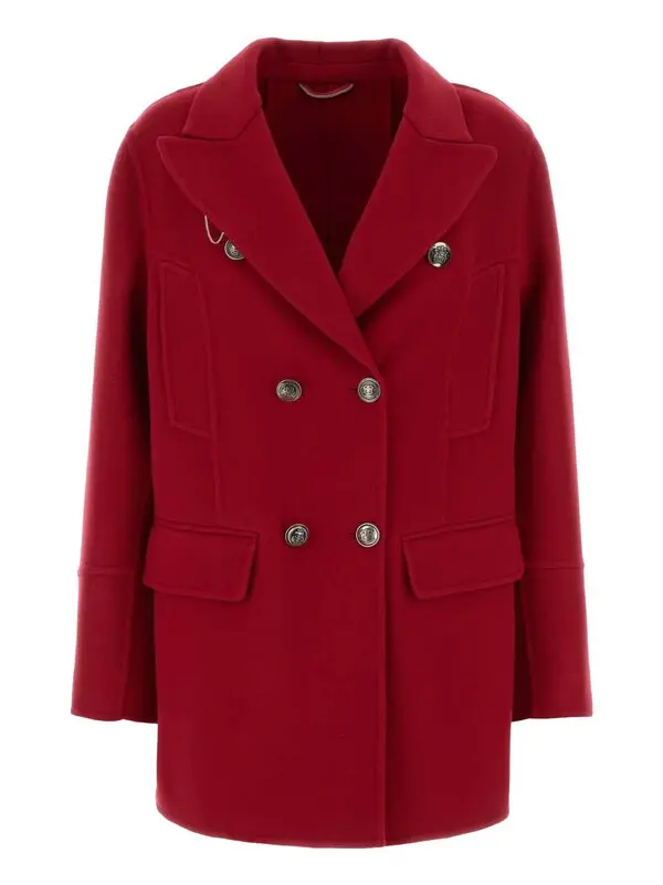ERMANO SCERVINO Ermanno Scervino Wool Coat - Red