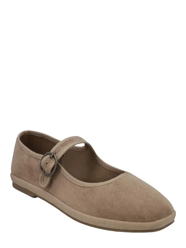 Mia Miluna Mary Jane Flat - Maple