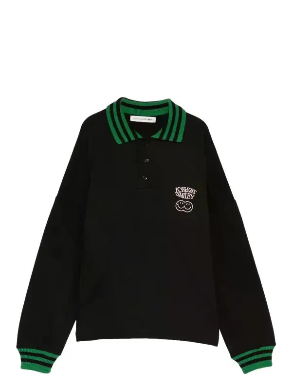 Joshua Sanders Logo-embroidered Polo Shirt - Black
