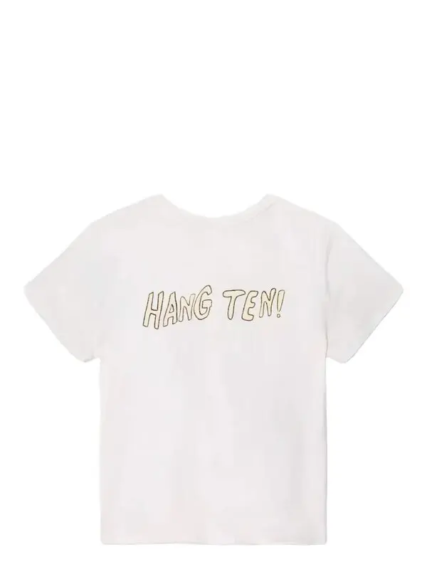 RE/DONE Graphic-print T-shirt - Neutrals