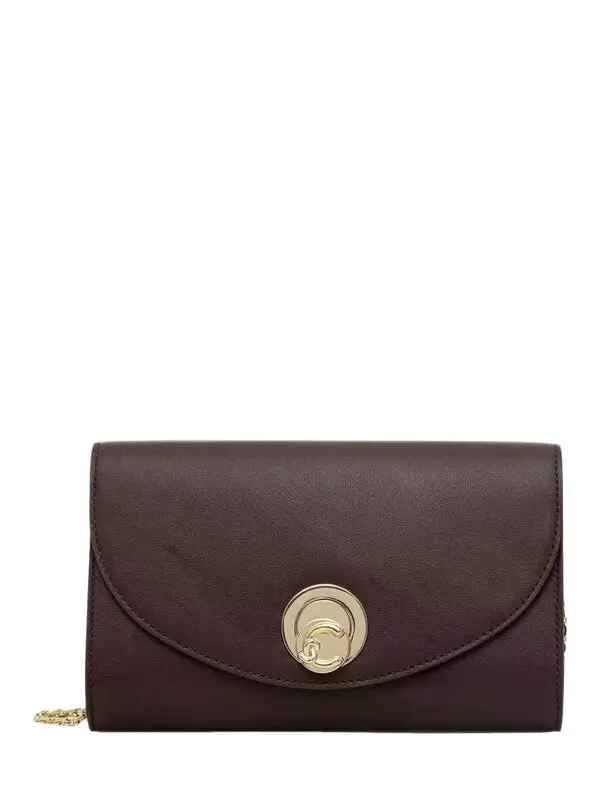 COCCINELLE Small Nikla Logo-plaque Leather Crossbody Bag - Red