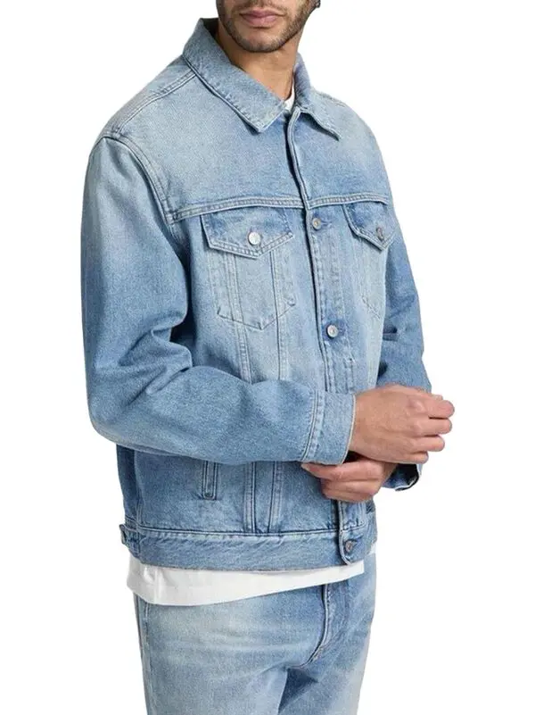 MAISON MARGIELA Apos;s Cotton Denim Sports Jacket - Blue