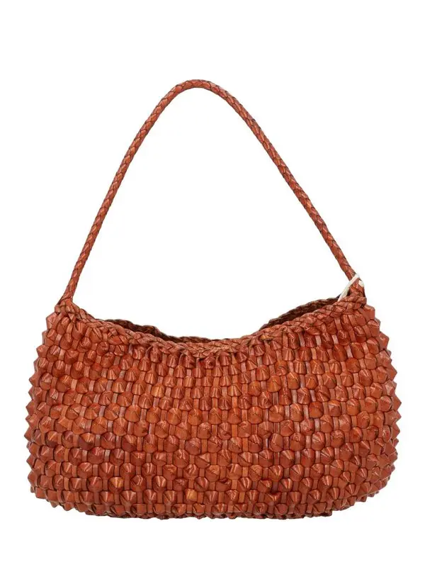 Dragon Diffusion Buffalo Leather Dragon Shoulder Bag - Buff