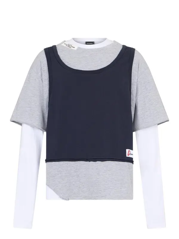 Dsquared2 Layered2 Breezy Fit T-shirt - Black