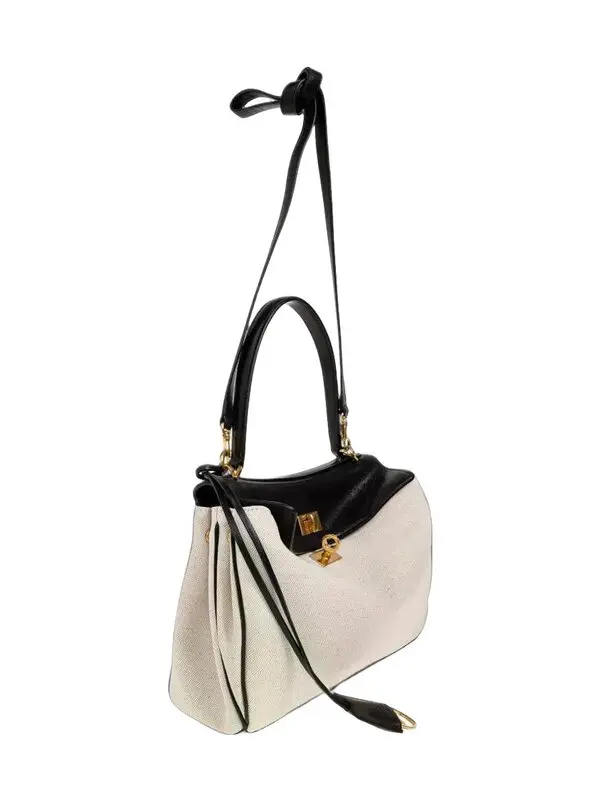 Balenciaga Rodeo Handbag Small In Beige/black - Neutrals