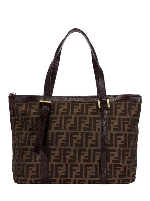 Fendi Zucca Tote Bag - Brown