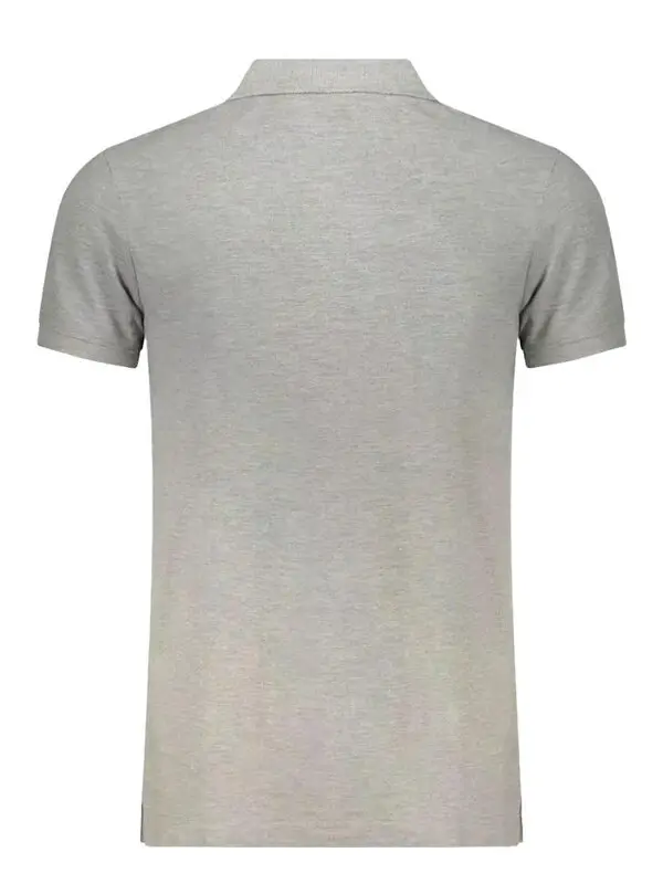 ELLESSE Logo-embroidered Polo Shirt - Grey
