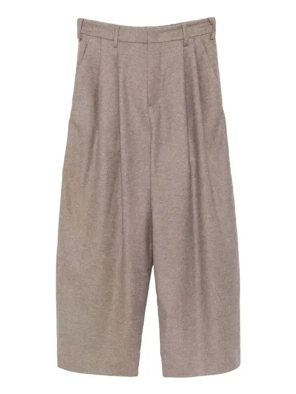 SUSANNE BOMMER Wide-leg Trousers - Neutrals
