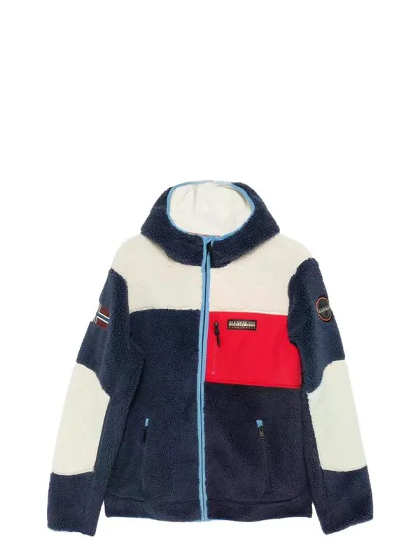 NAPAPIJRI Yupik Hooded Fleece Sweater - Blue