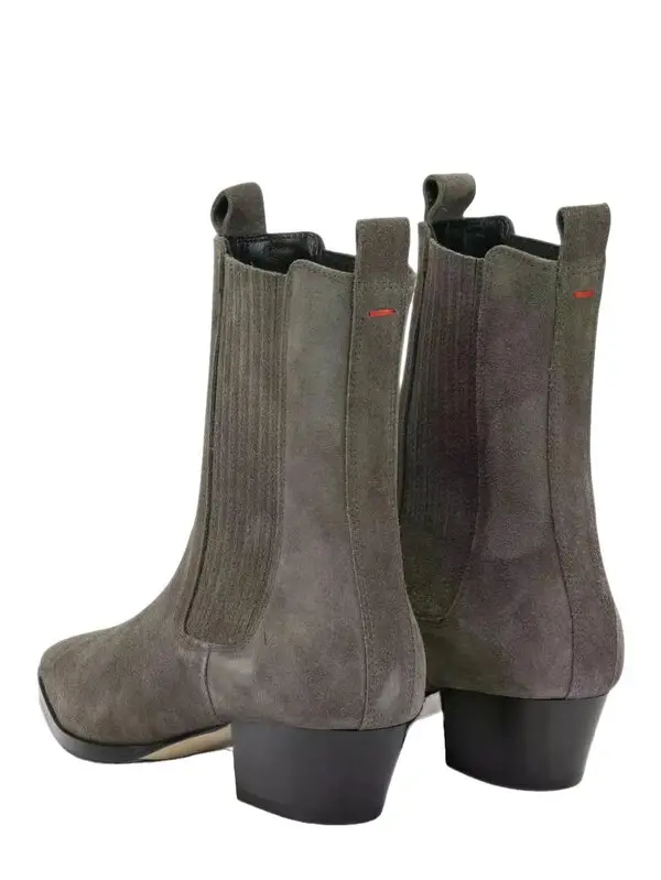 AeydĒ Agata Suede Ankle Boots - Grey