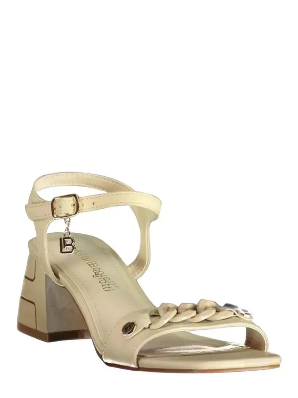 LAURA BIAGIOTTI Chain-link Buckle-fastening Sandals - Neutrals