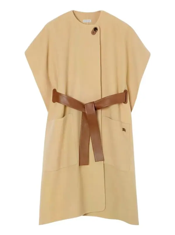 Burberry Cashmere Loe Cape - Sand Beige