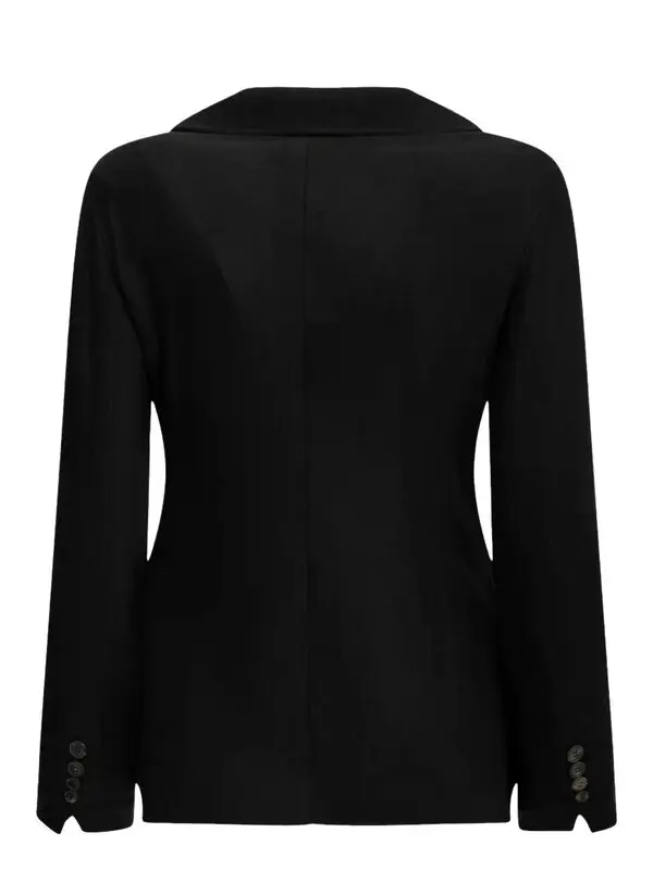 CIRCOLO 1901 Single-breasted Notch-lapel Blazer - Black