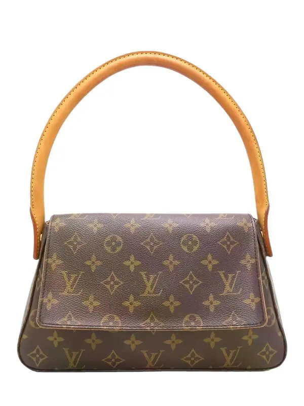 LOUIS VUITTON 2000-2026 Monogram Mini Looping Shoulder Bag - Brown