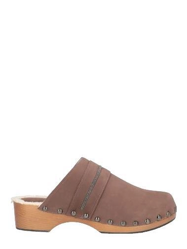 Peserico Mules & Clogs Chocolate Size Leather - Brown